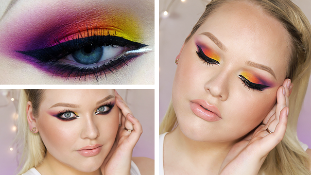 Makeup Tutorial: Summer Sunset Smokey Cat Eyes | NikkieTutorials