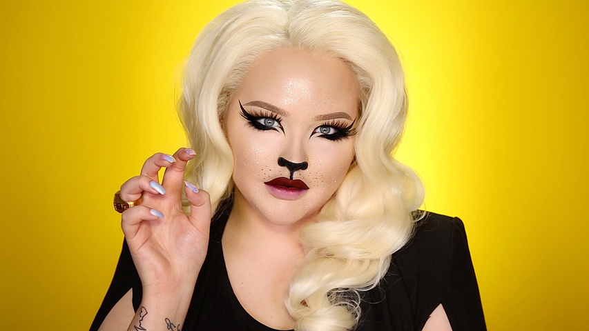 Glittery-Glam Lion Filter SNAPCHAT Inspired Makeup Tutorial ...