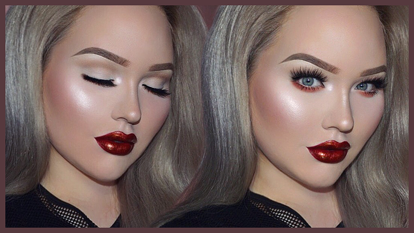 Easy Fall Vibes Glowy Glam Makeup Tutorial Nikkietutorials