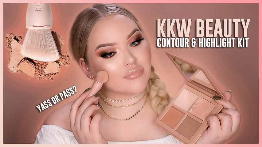 Kim Kardashian Kkw Beauty Powder Contour And Highlight Kit Review